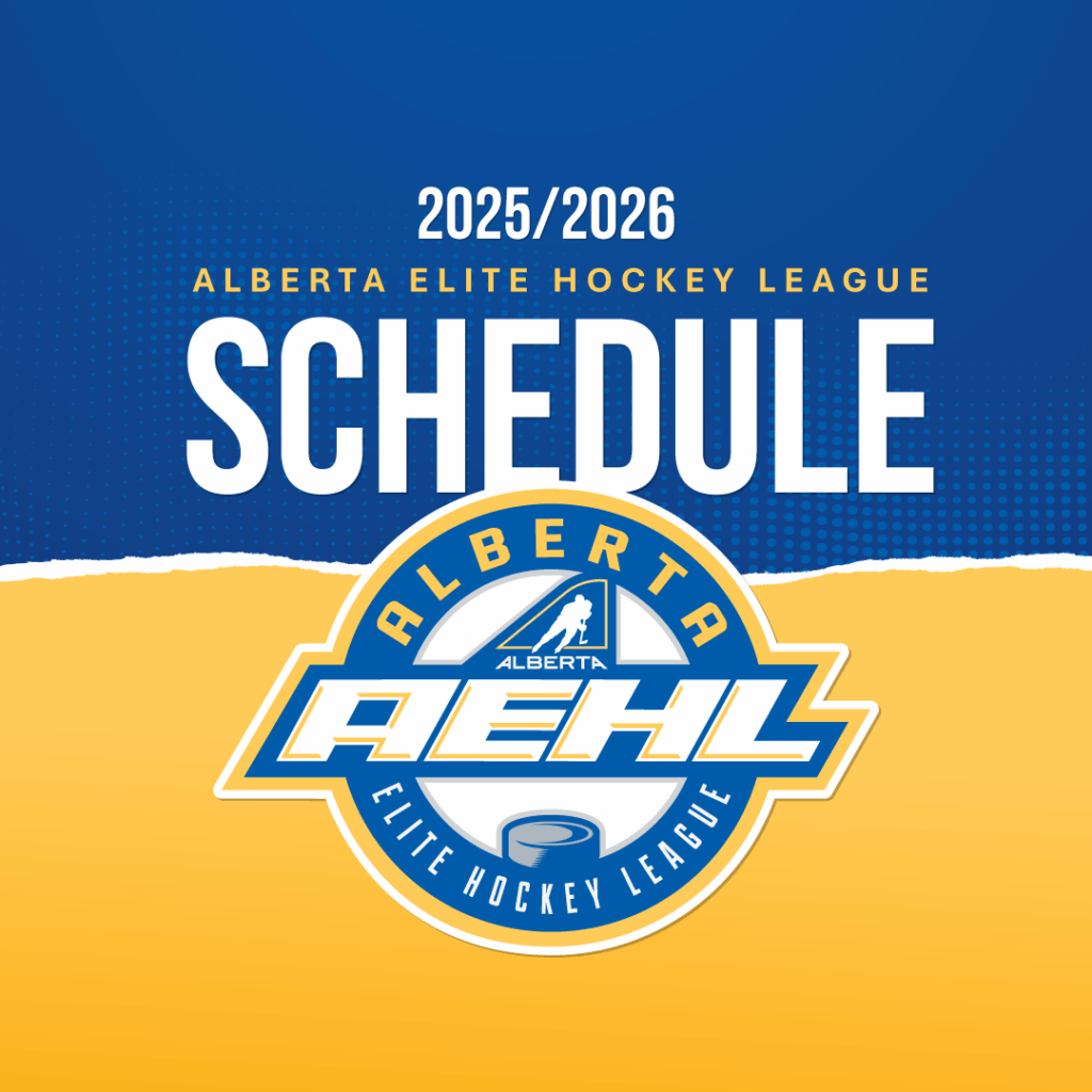 AEHL AA Schedules released for 2025-26 Regular Season | Alberta Elite ...
